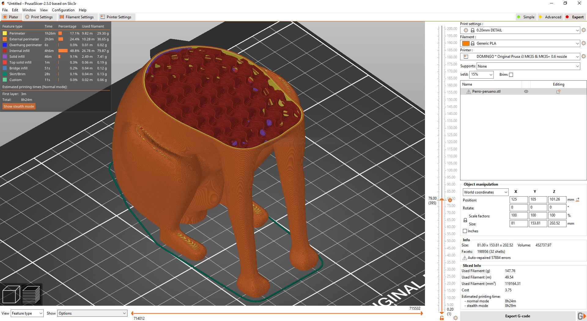 Laminado del modelo | RA e impresión 3D